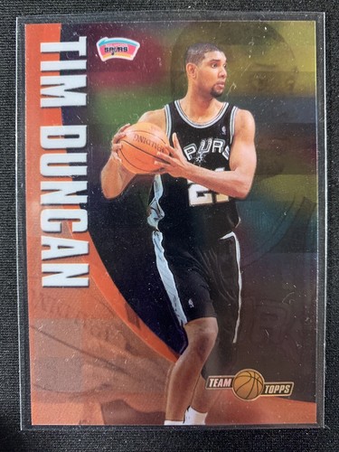 Tim Duncan 2001-02 Topps Chrome Team Topps #TT2 | eBay