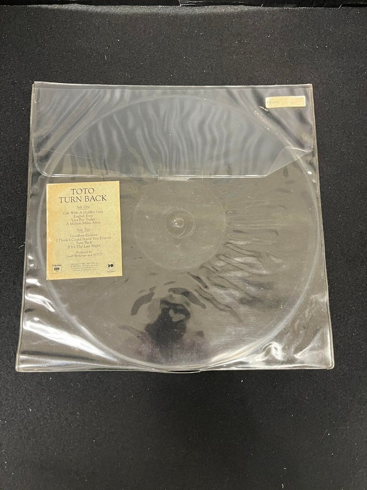 TOTO TURN BACK PICTURE DISC VINYL | eBay