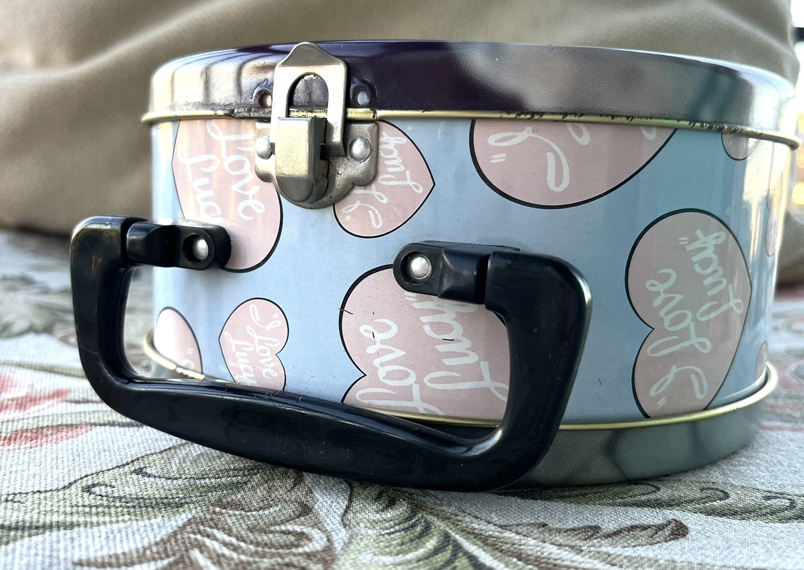 Vintage I Love Lucy with Ethel Round Metal Lunch Box Collectable Tin | eBay