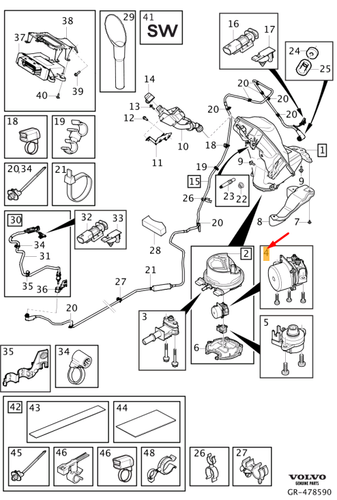 VOLVO XC60 MK2 AdBlue Pump Kit 31452296 NEW GENUINE | eBay