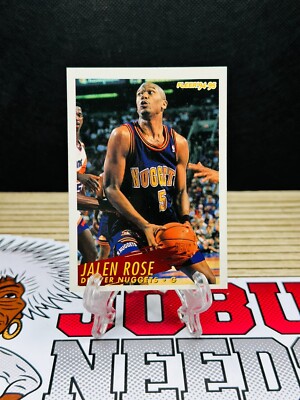1995 Fleer NBA Basketball #276 Jalen Rose Rookie RC | eBay