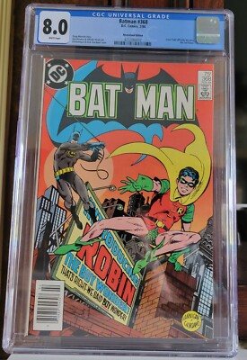 Batman 368 CGC 8.0 - Key Issue 1984 Jason Todd Officially 2nd Robin ...
