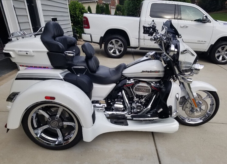 Harley CVO Tri Glide Rims 2020 -24 FLHTCUTGSE CUSTOM Chrome Wheels ...