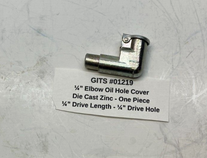 GITS 1/4" Elbow Oil Hole Cover (01219) - Drive-In - One Piece Die Cast ...