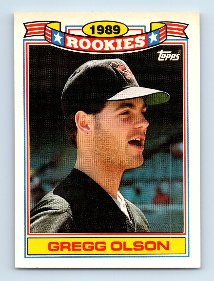 1990 Topps Rookies Gregg Olson Baltimore Orioles #22 | eBay