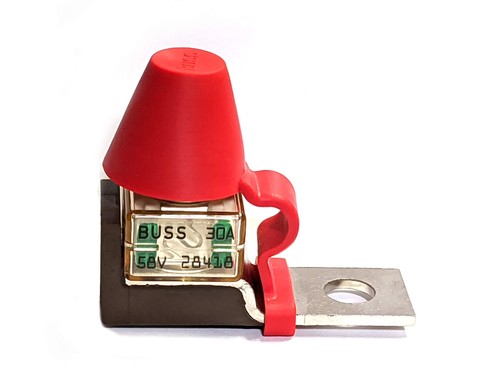 MRBF Terminal Fuse Block Kit Single Stud 5/16 Inch 250A Marine Battery ...