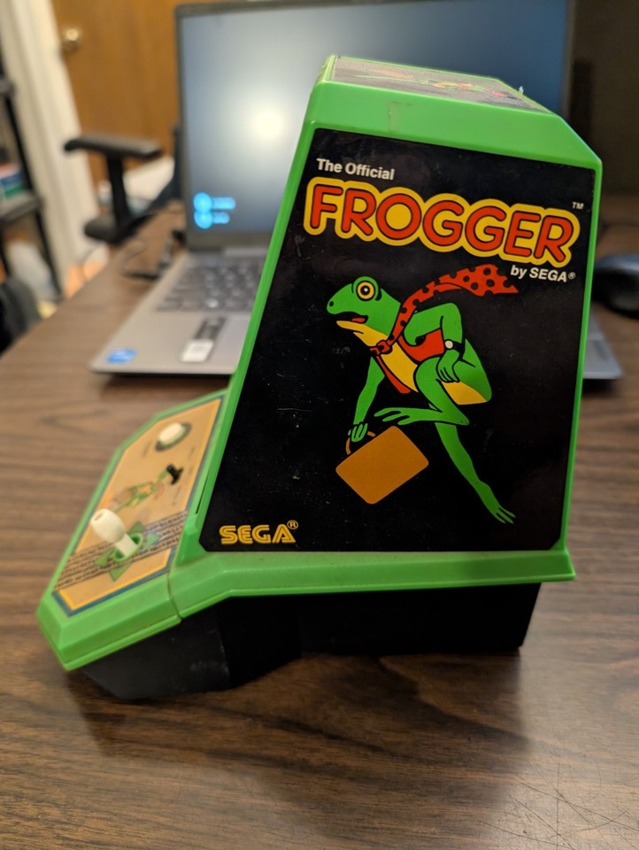 Vintage Coleco 1982 SEGA FROGGER Mini Arcade Tabletop Video Game | eBay