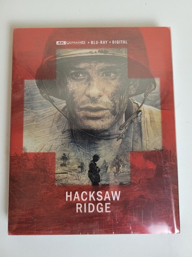 Hacksaw Ridge 4K Ultra HD + Blu-ray + Digital Steelbook New Sealed ...