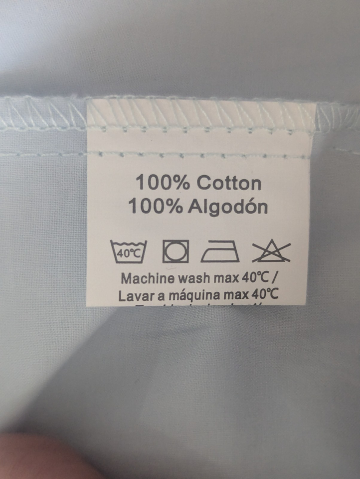 Yozly Women Dainty Embroidered Nightgown Size XL Blue Cotton Pockets ...