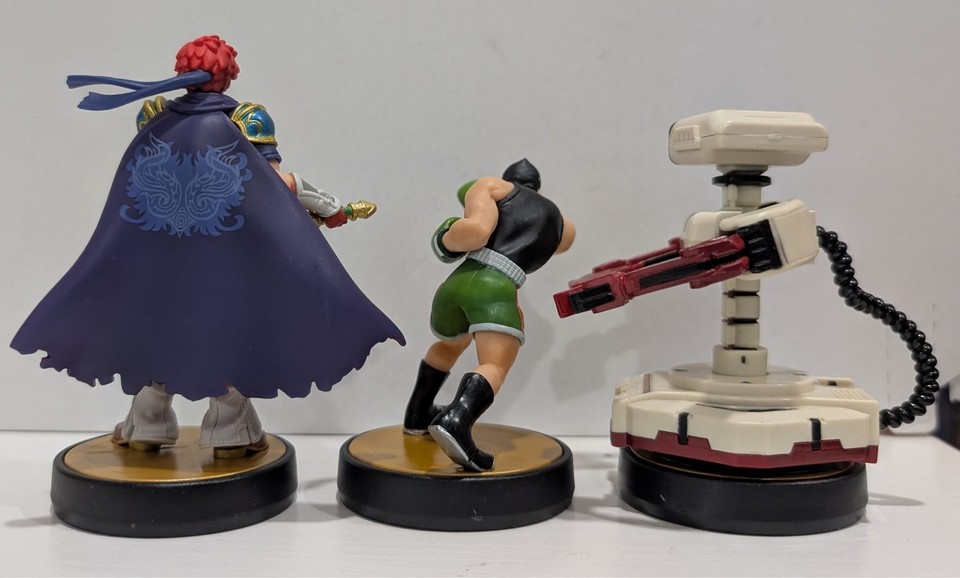 Nintendo Amiibo Little Mac Roy & ROB Famicom Colors Lot Of 3 Super ...