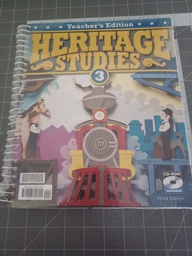 BJU Press Heritage Studies 3 (3rd Edition) Teachers Edition with CD ...
