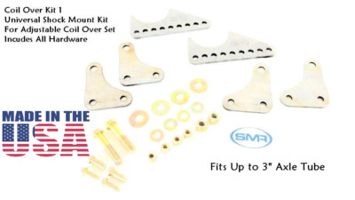 Coil Over Shock Mount Kit Adjustable Lower Brackets for Coil Overs | eBay