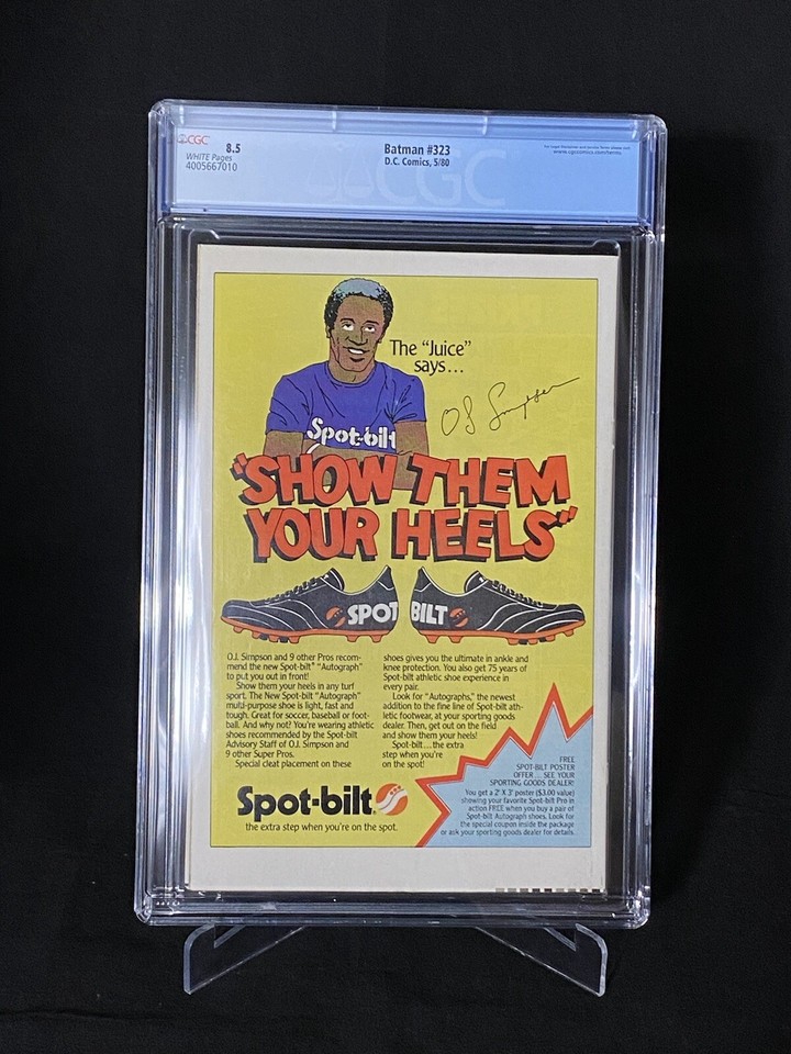 BATMAN #323 DC COMICS MAY 1980 CGC 8.5 VERY FINE+ RETURN OF CATWOMAN ...