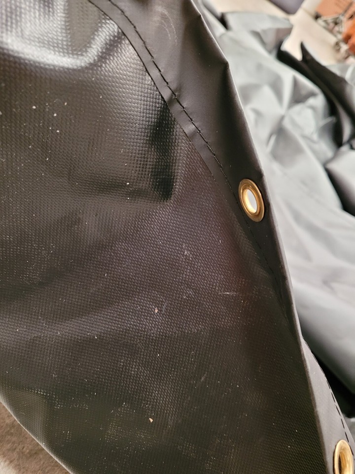 7'L x 5'W x 4'H Heavy Duty rubberized vinyl tarp perfect as a car/patio ...