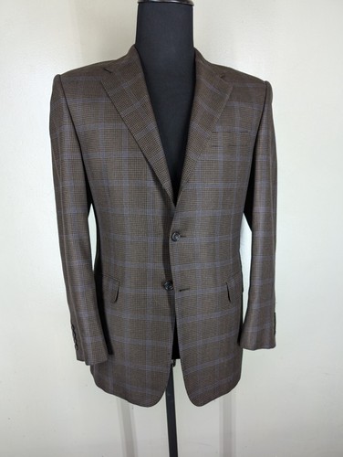 Hickey Freeman Wool+Silk+Cashmere Sport Coat Made In USA-US Size 40 R ...