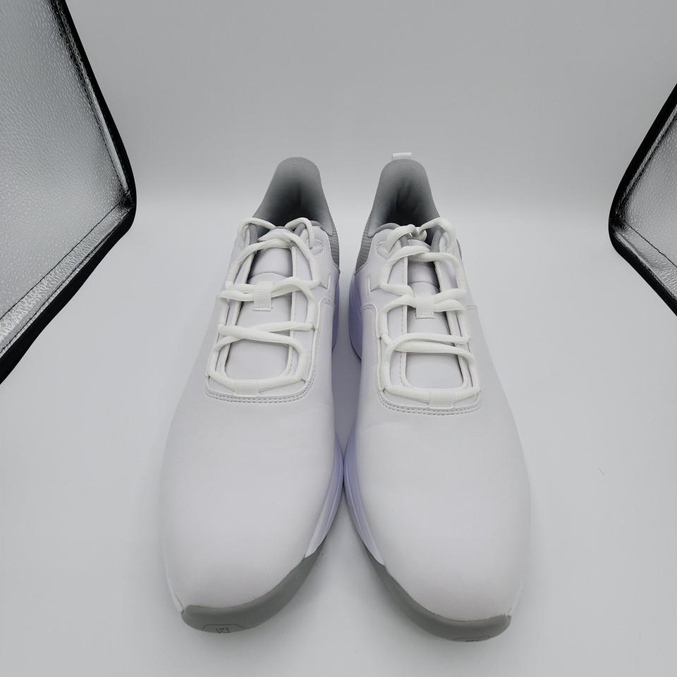 FJ FootJoy ProLite Golf Shoes 56924 Mens 8.5W Wide White Gray Sneaker ...