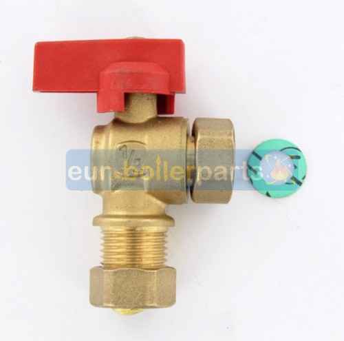 Isolating Valve 1/2" 15mm 90 degrees angled BRAND NEW HIGH QUALITY Made ...