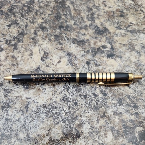 Vintage McDonald Service Gas Oil Grease Geneva Nebraska Pen Everlast | eBay