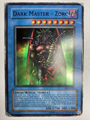 Dark Master - Zorc - Yugioh Card - DCR-082 - Unlimited Edition Super ...