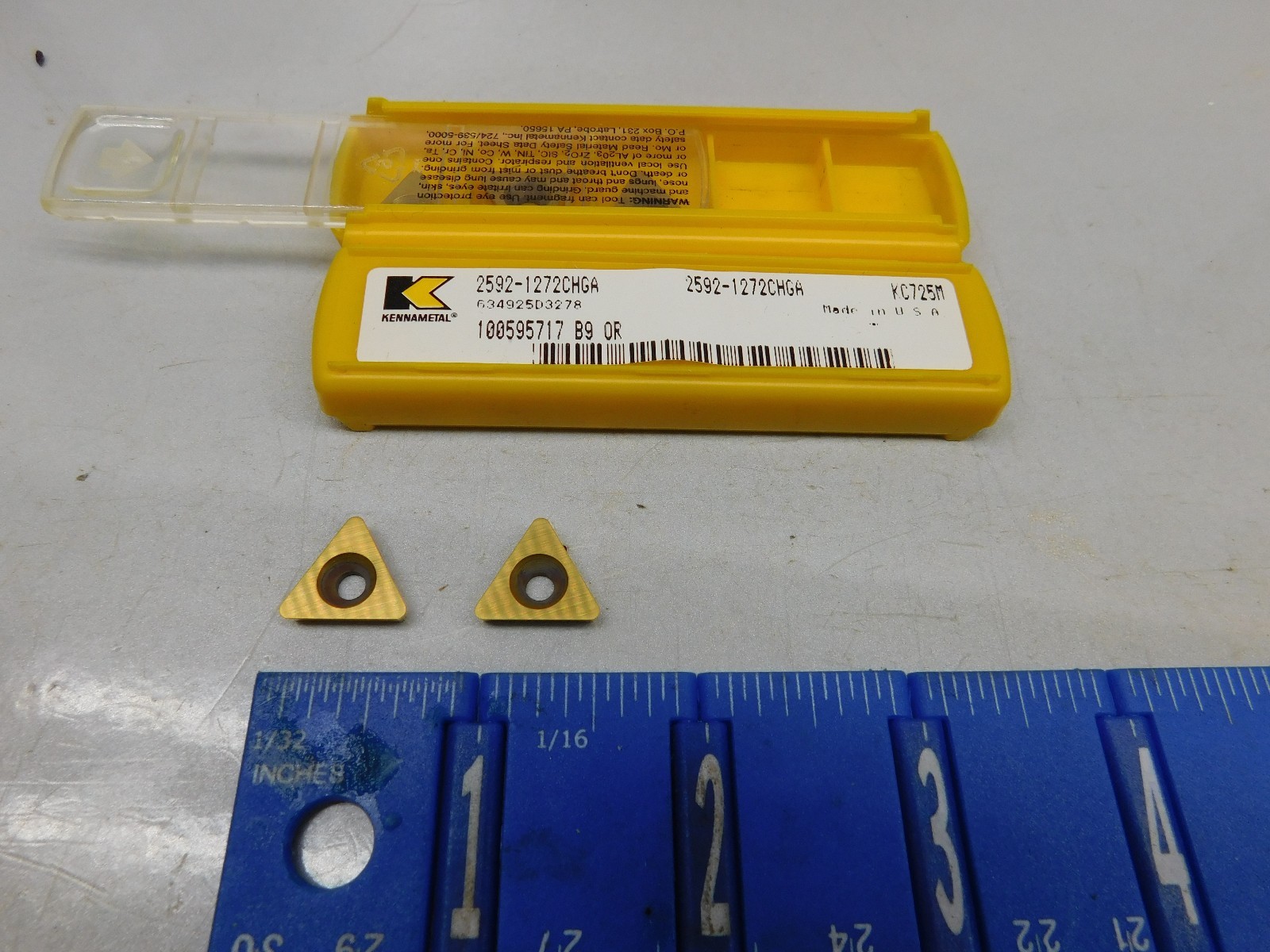 KENNAMETAL TP-63 CARBIDE INSERTS (10 PCS) GRADE KC725M | eBay