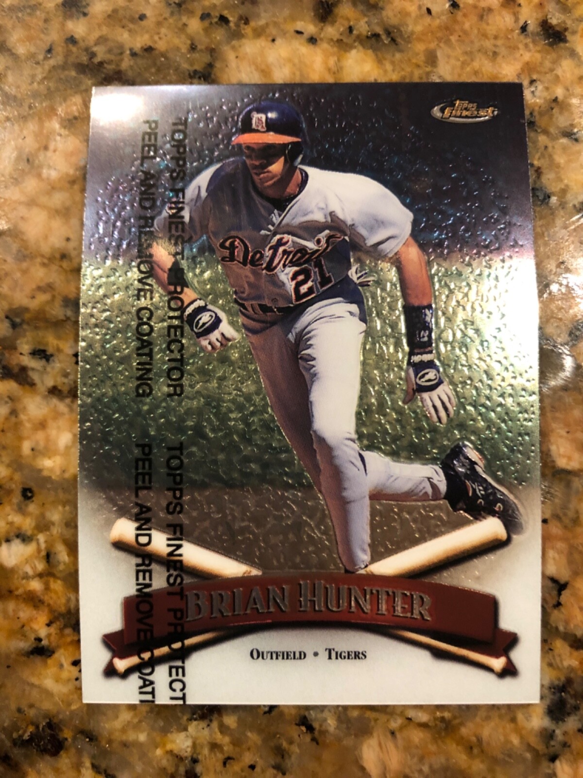 1998 Topps Finest #165 Tigers Brian Hunter Baseball Card | eBay