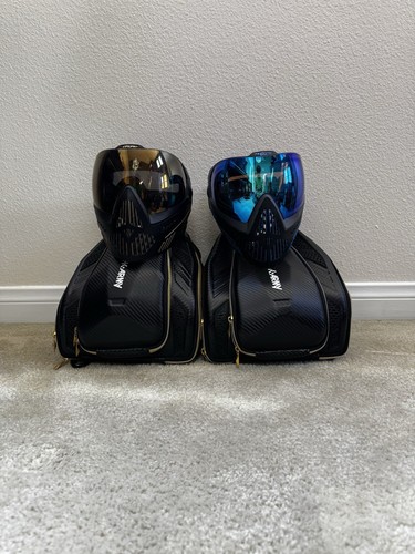 Dye I5 Paintball Mask Black/Gold and Black/Blue with HKarmy case | eBay