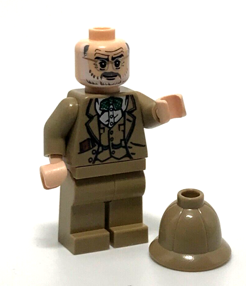 LEGO® Professor Henry Jones Sr Minifigure, Dark Tan Pith Hat, IAJ030 | eBay