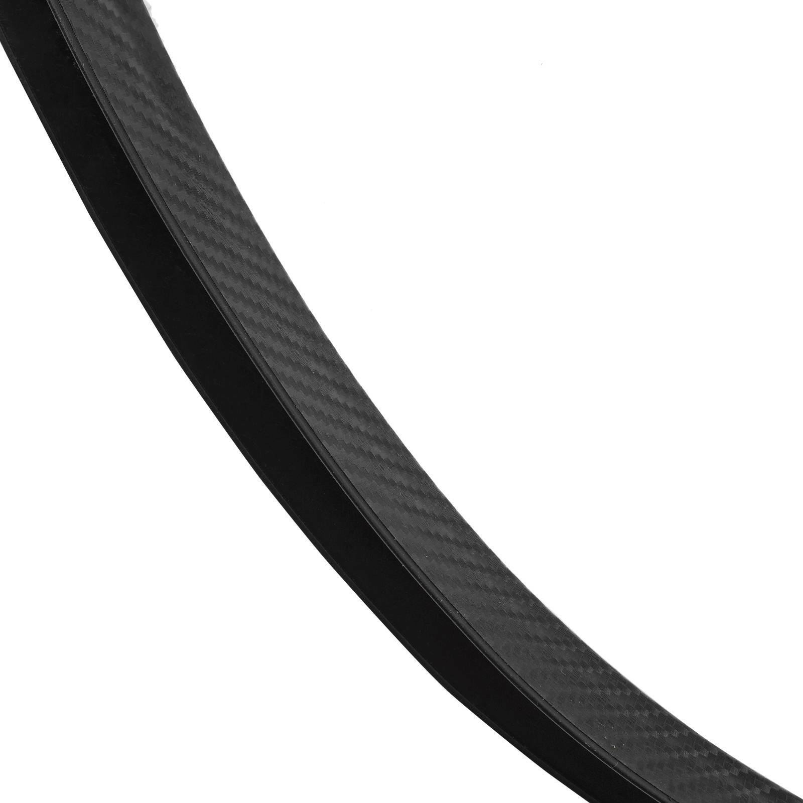 4pcs Carbon Fiber Style Car Wheel Eyebrow Arch Protector Trim Lips ...