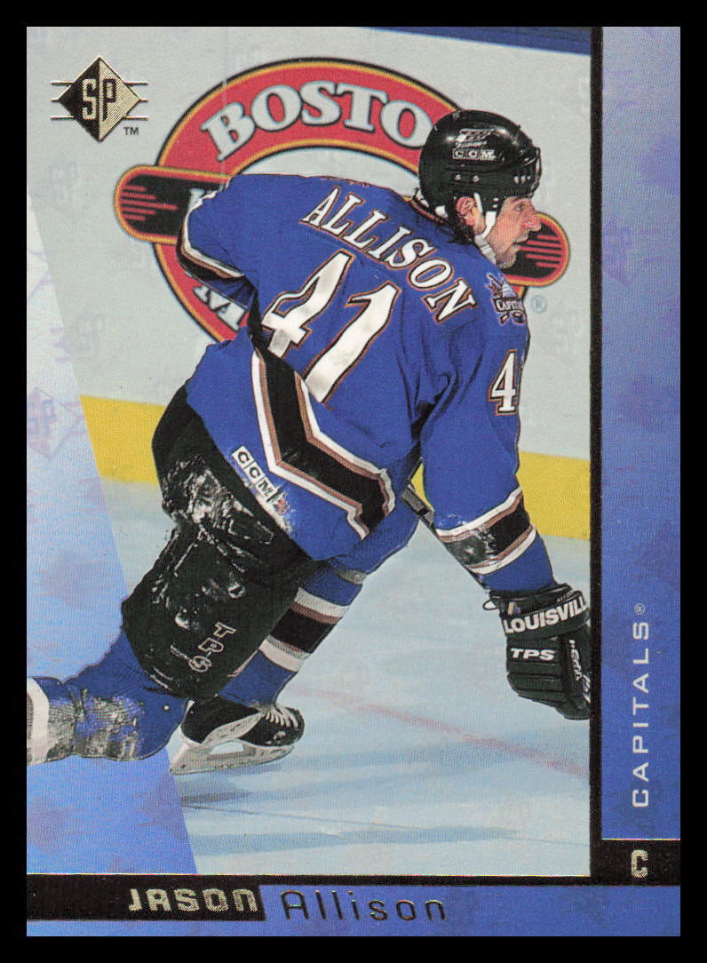 1996 Upper Deck SP #168 Jason Allison Washington Capitals | eBay