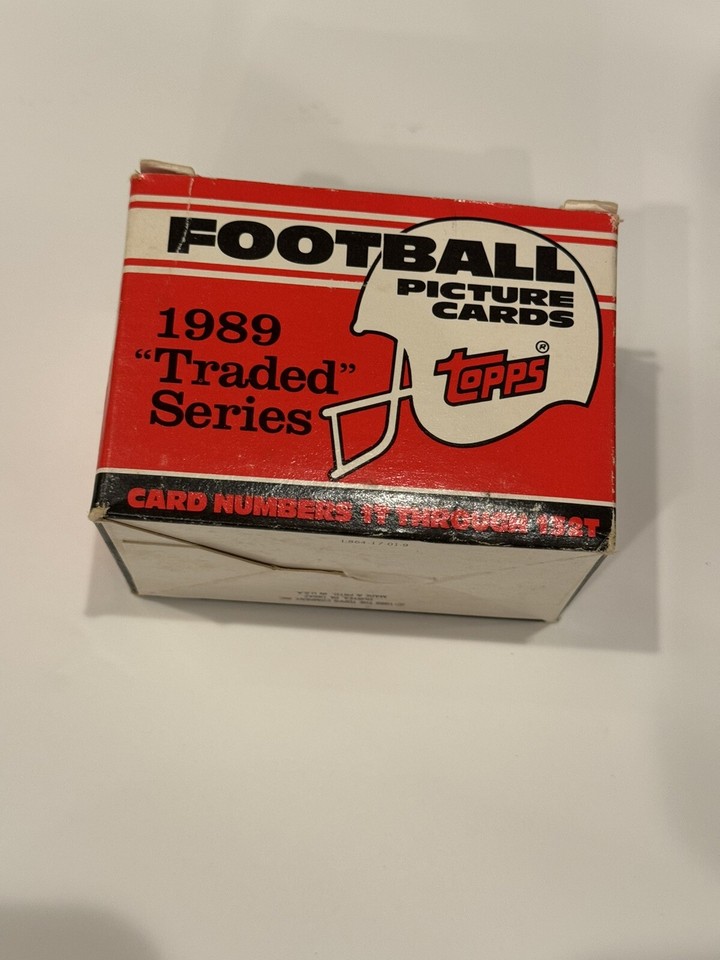 1989 Topps Football Traded Series box set | eBay
