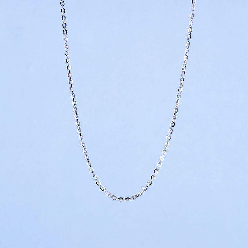 Genuine Pure Solid 925 Sterling Silver Flash Chain Necklace All Sizes ...