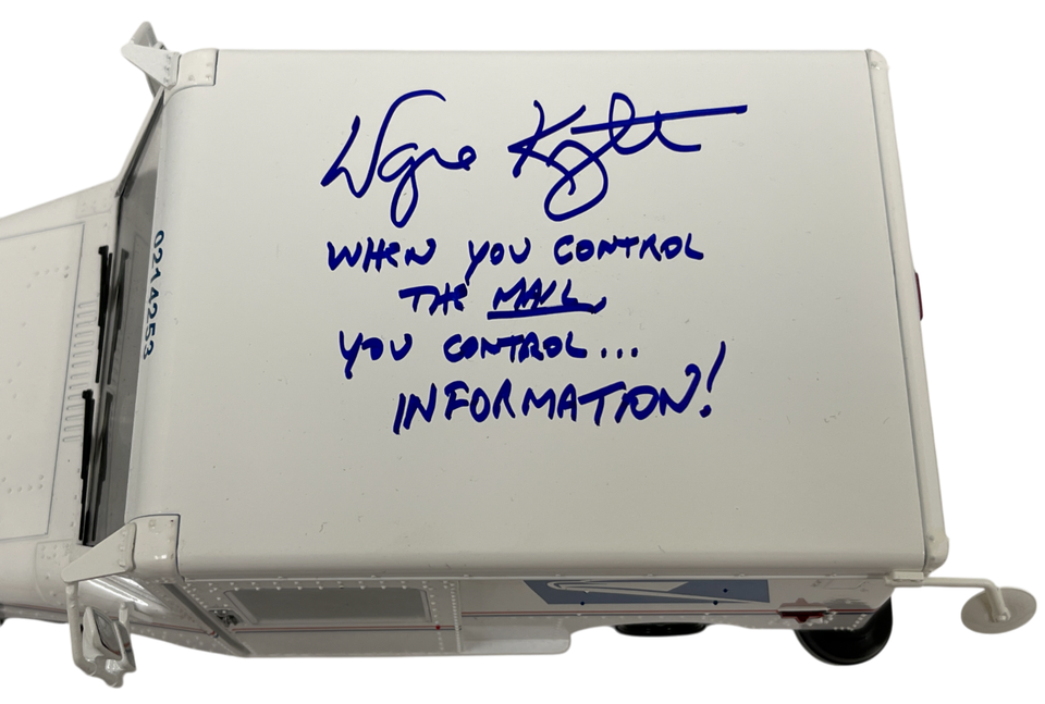 Wayne Knight Signed USPS Post Office Diecast 1:18 Inscription Autograph ...
