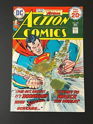 ACTION COMICS DC Comics #435 SUPERMAN THE ATOM 1974 | eBay
