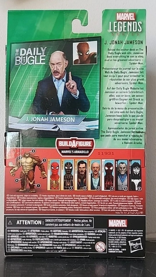 Marvel Legends Series Spider-Man J. Jonah Jameson Action Figure NIB | eBay