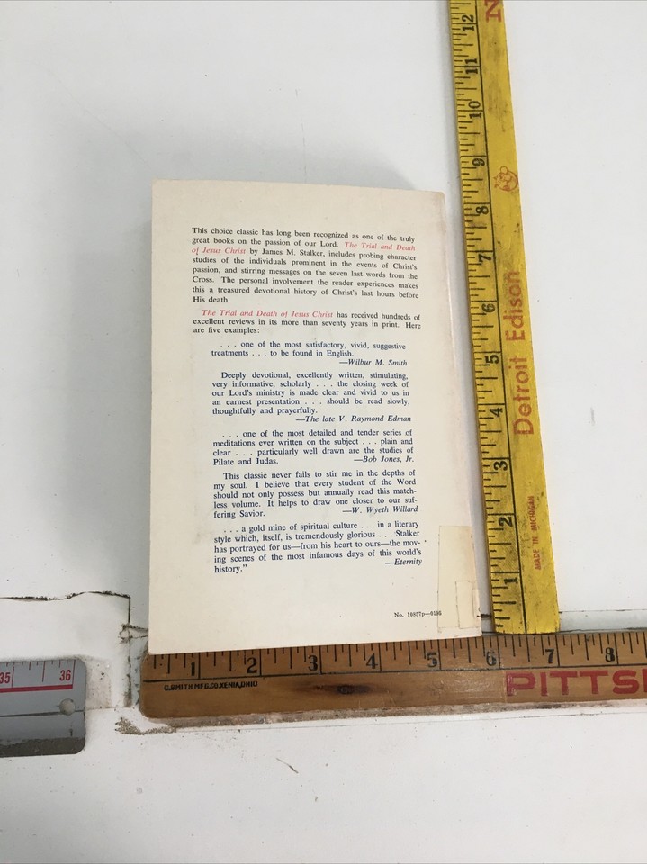 The Trial & Death Of Jesus Christ - James M. Stalker (Paperback, 1970 ...