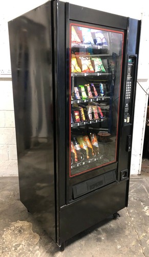 Narrow Used Polyvend 32 Selection Snack & Bottle Vending Machine | eBay UK