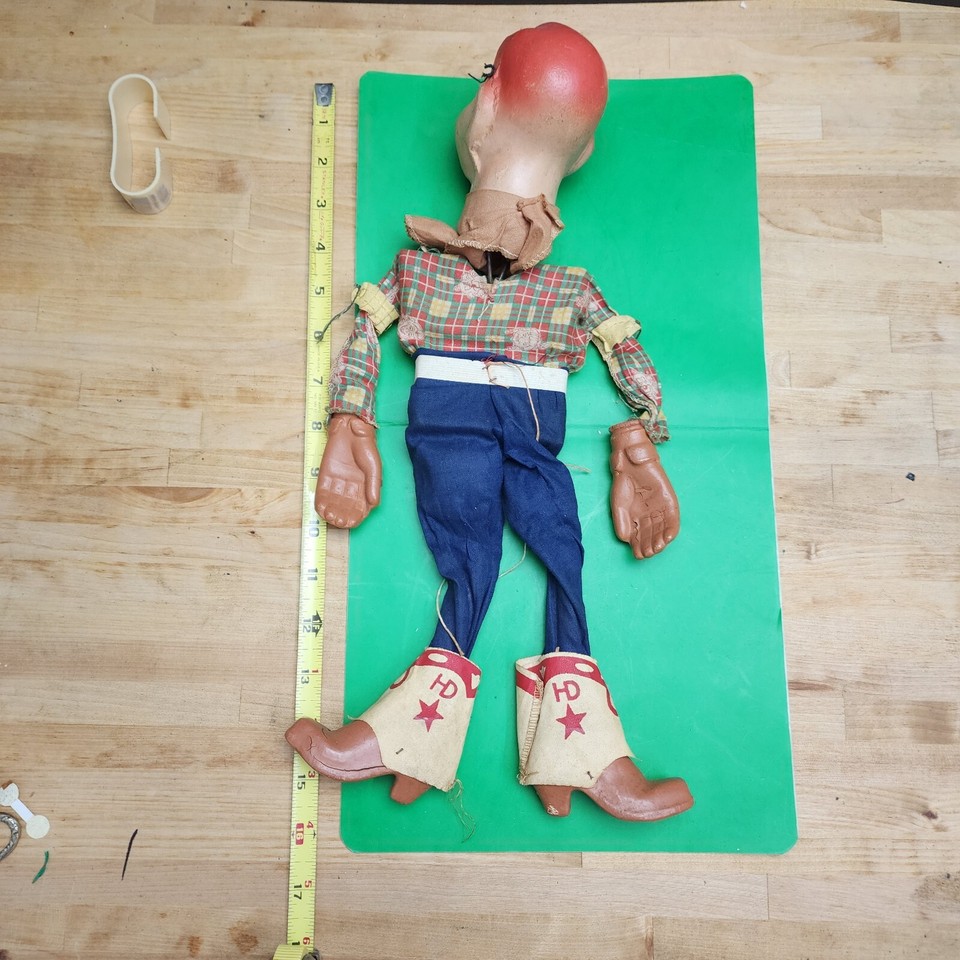 Vintage 1950's Peter Puppet Playthings? 16" Howdy Doody Marionette ...