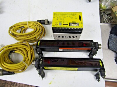 BANNER LIGHT CURTAIN SYSTEM EMITTER MAHE6A RECEIVER MAGR6A CONTROLLER ...