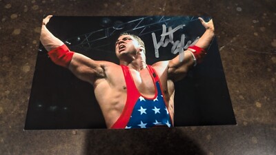 Kurt Angle Signed 4x6 Photo WWE Autograph is Authentic | eBay