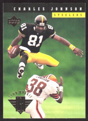 CHARLES JOHNSON 1994 UPPER DECK #4 RC PITTSBURGH STEELERS | eBay