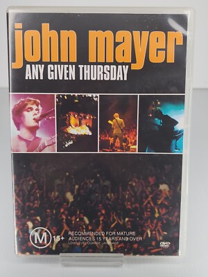 John Mayer - Any Given Thursday Music DVD, 2002 | eBay Australia