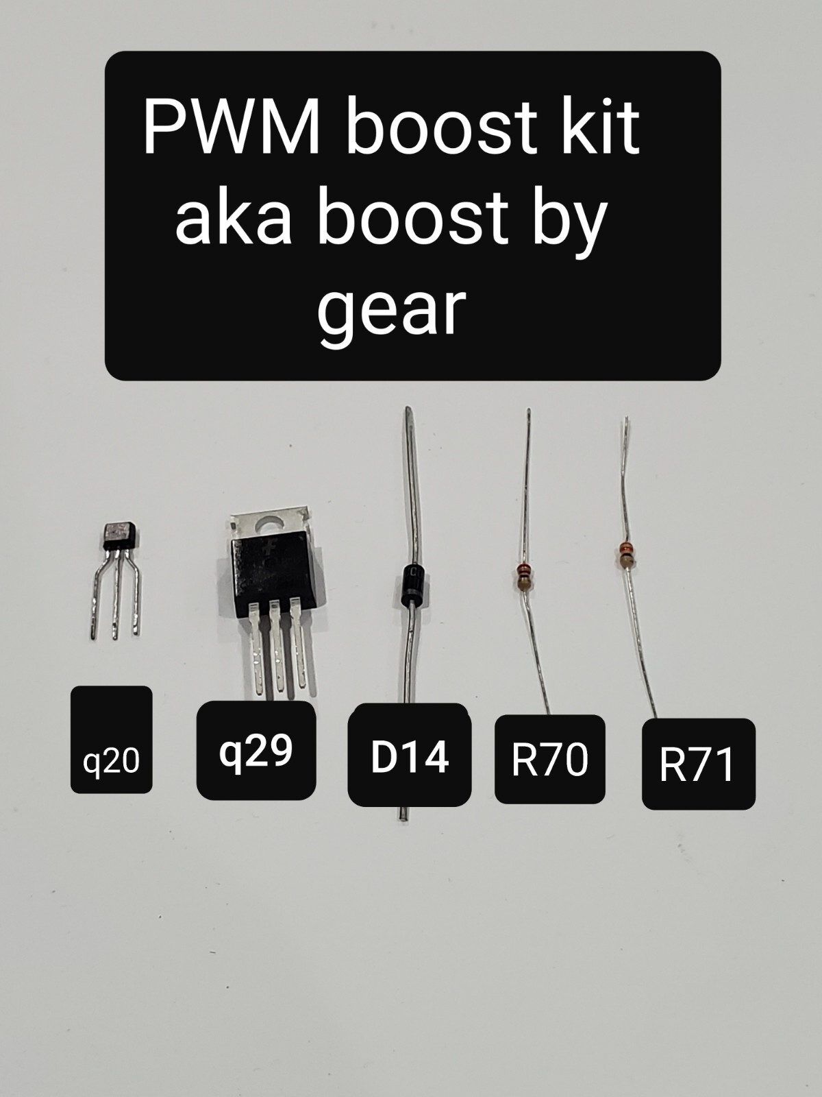 PWM BBG control replacement circuitry kit for p06, p05, P28,P75, P72 obd1 | eBay
