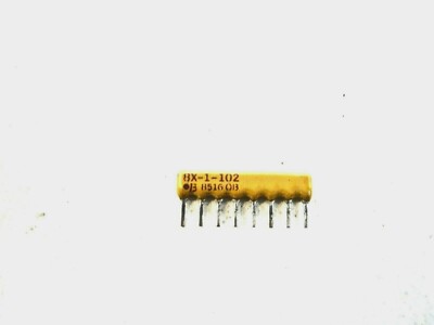 1K Ohm 8 Pin SIP (single inline package) Resistor (New Old Stock)(QTY 5 ...
