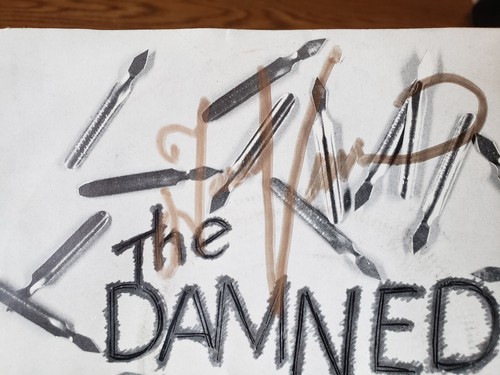 DAVE VANIAN AUTOGRAPHED MEGARARE 1970s VG++ The Damned Don't Cry Wolf ...