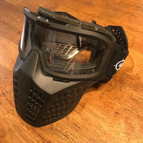 JT Air Soft Paintball Racing Goggles Face Mask Ear Flaps - Strong ...