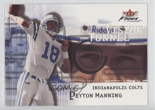 2001 Fleer Focus Tunnel Vision Peyton Manning #1TV HOF 0o3x | eBay