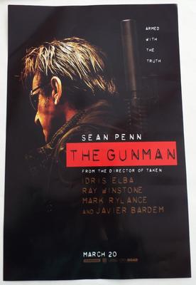 Sean Penn THE GUNMAN Armed With The Truth Mini Movie Poster 17" x 11 ...