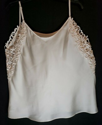 Sz M New Womens Camisole. Buttercream, Modern Movement, Lace Trim ...