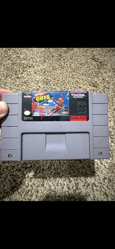 Nickelodeon GUTS (Super Nintendo, SNES 1994) Authentic Cartridge Only ...
