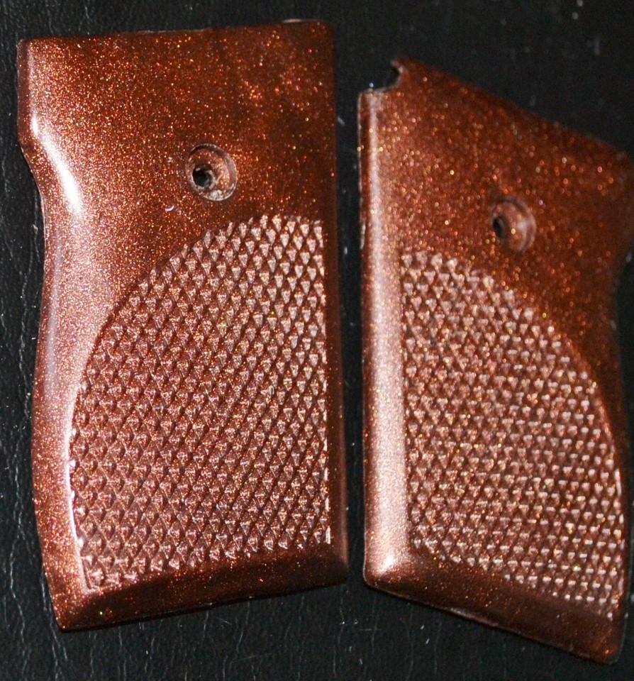 Norton, Korriphila TP70 pistol grips antique copper plastic | eBay